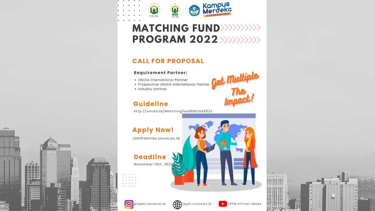 MATCHING FUND PROGRAM 2022 - YouTube