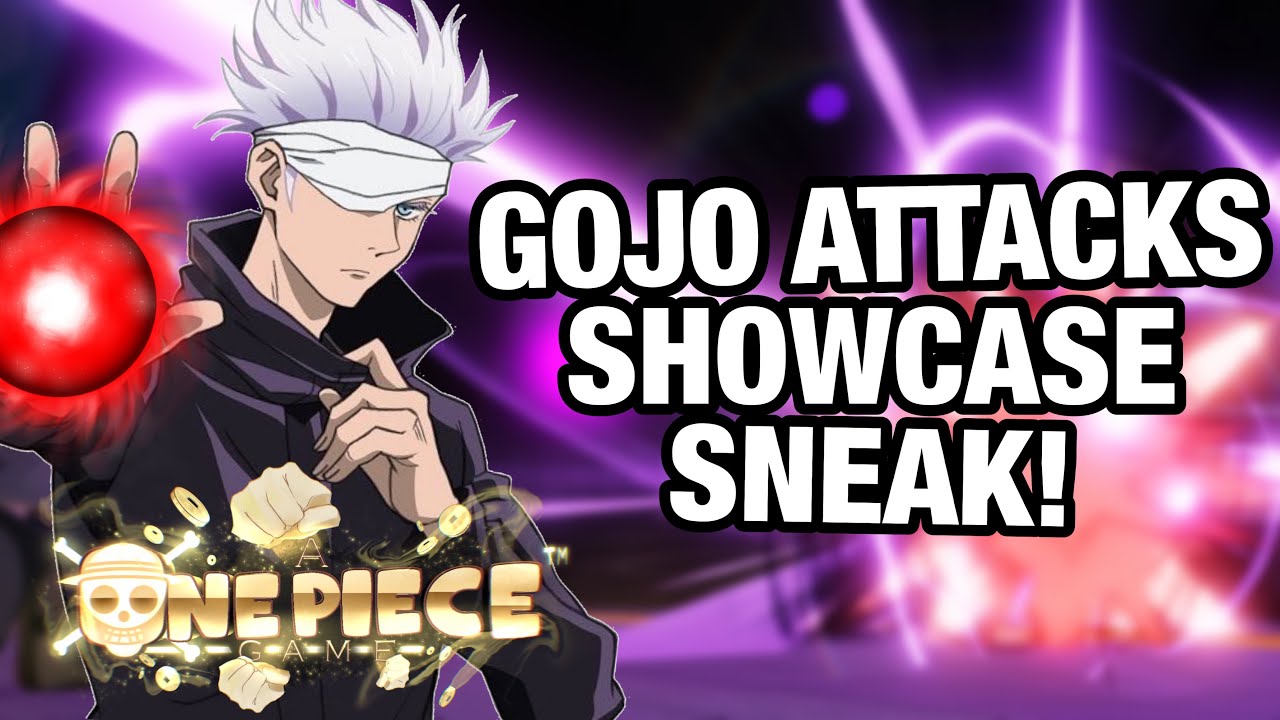 [AOPG] GOJO IS COMING TO A ONE PIECE GAME! (Gojo Attacks Showcase ...