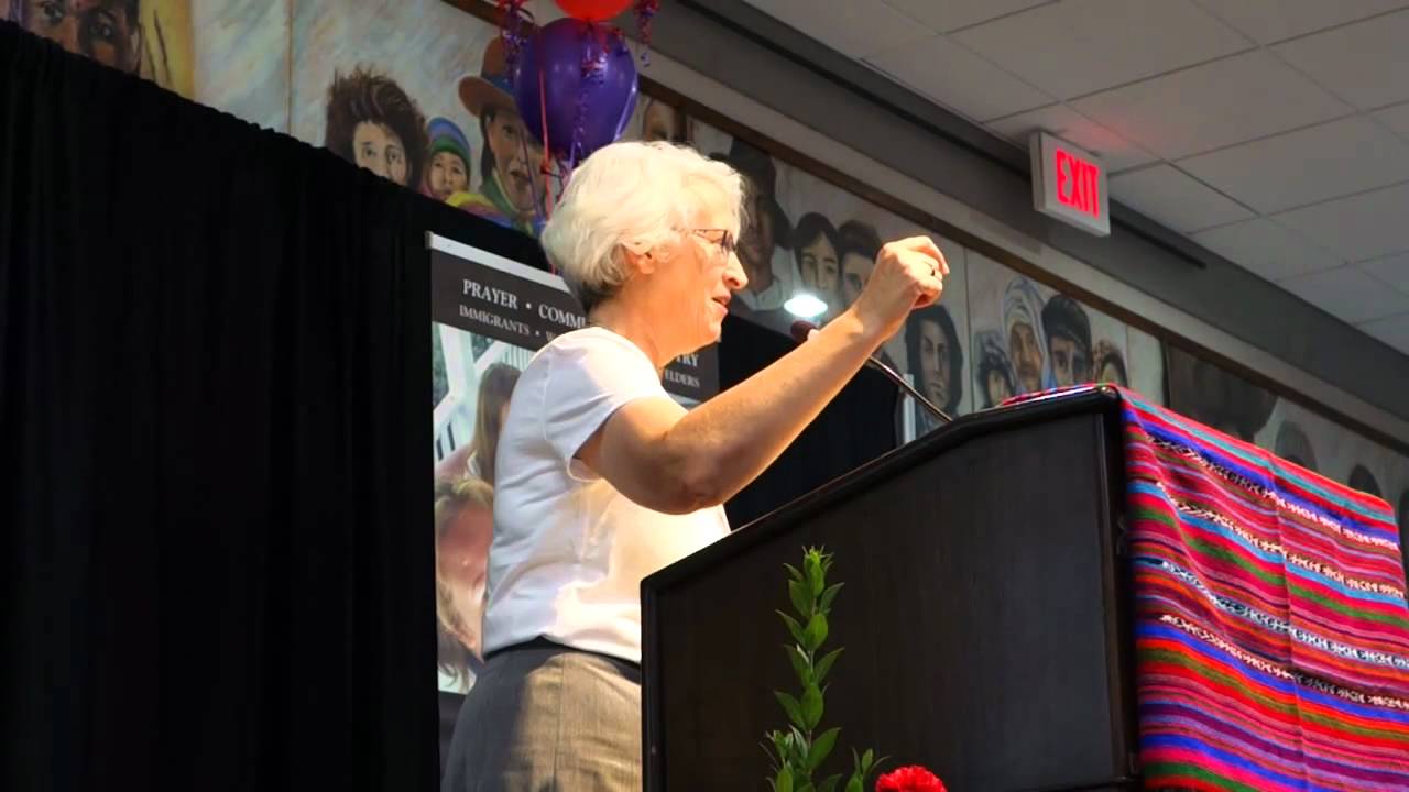Sister Barbara Staley at the 20th anniversary of the Cabrini Mission ...