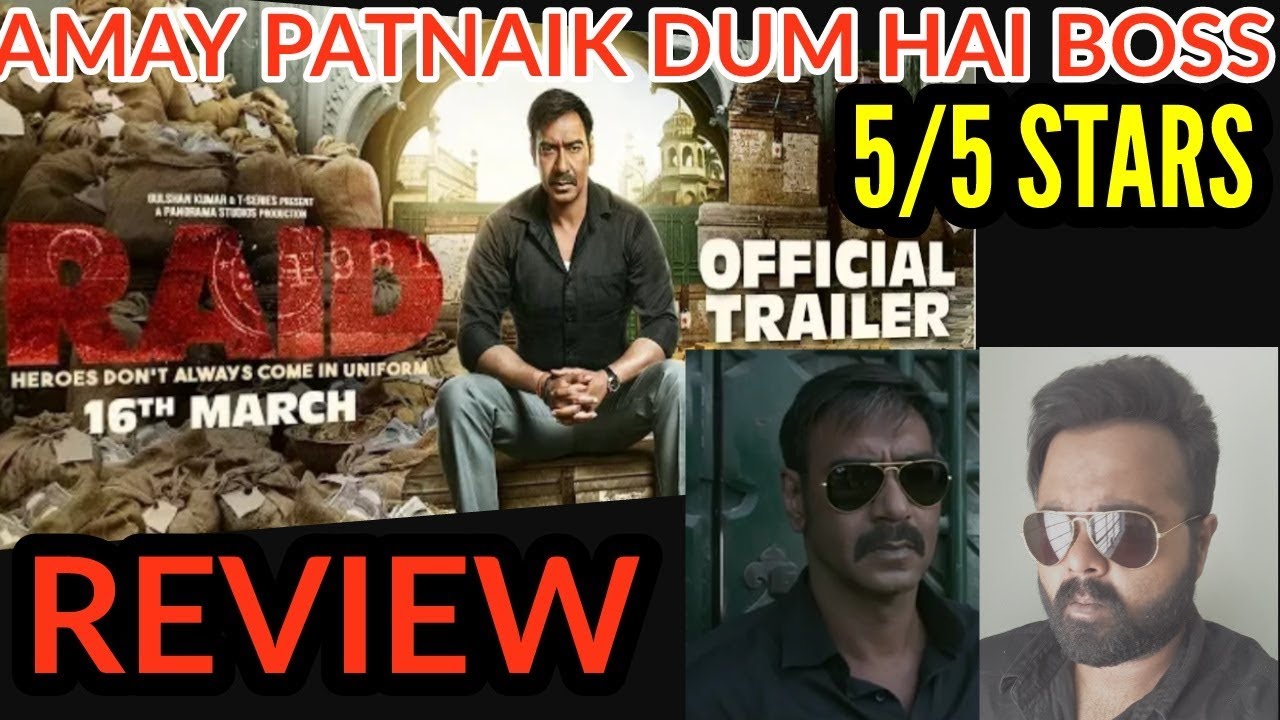 Raid | Official Trailer | Ajay Devgn | Review | 5/5 stars - YouTube
