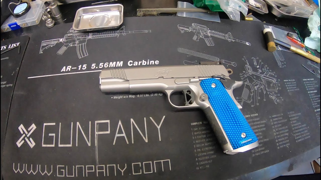 KIMBER STAINLESS TARGET II COMPETITION TRIGGER UPGRADE - YouTube