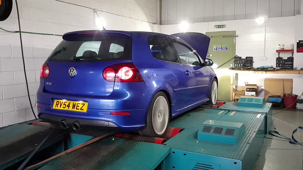 VW GOlf MK5 R32 3.2 Petrol NA 250BHP - Custom Dyno Tuning + Decat ...