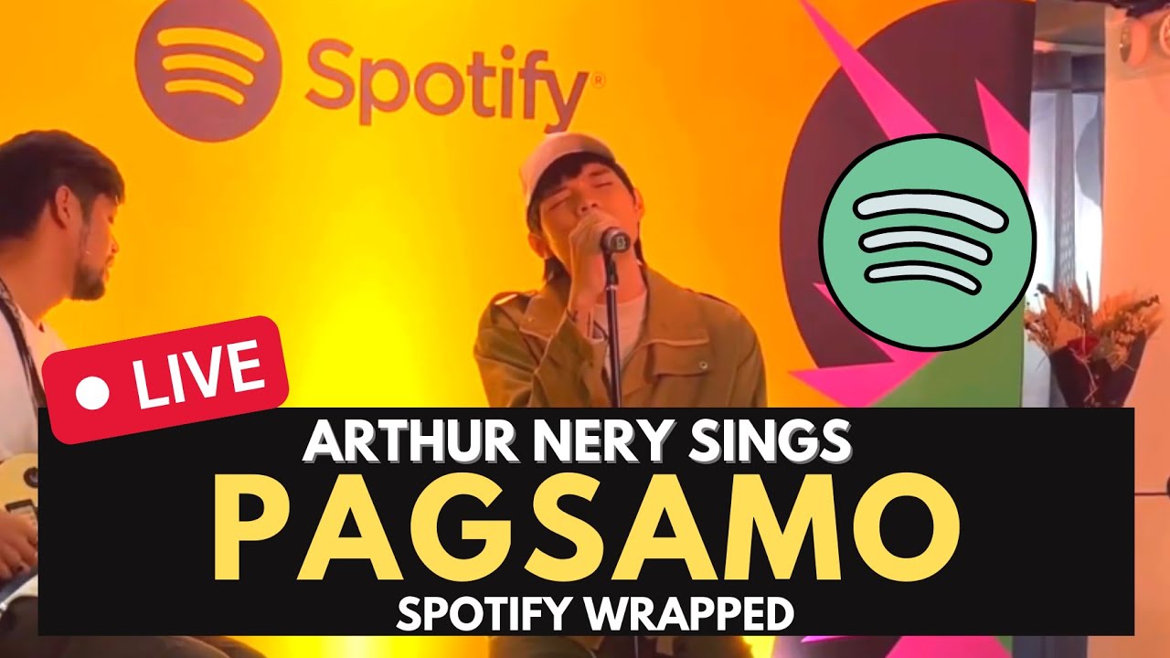 Arthur Nery Performs LIVE "PAGSAMO" At Spotify Wrapped 2022 - YouTube