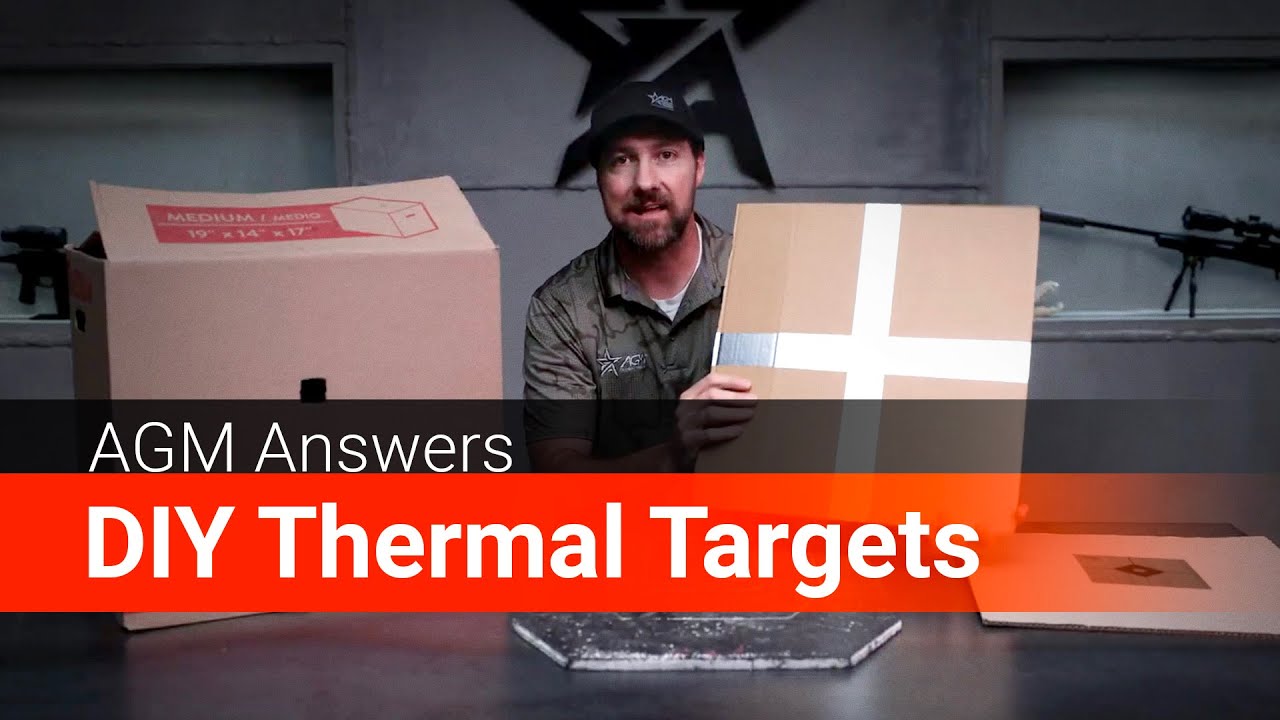 DIY Thermal Targets - Best Thermal Targets for Zeroing Your Thermal Scope - YouTube