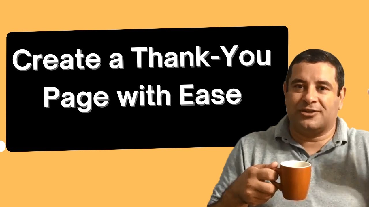 How to Create a Thank You Page In WordPress - YouTube