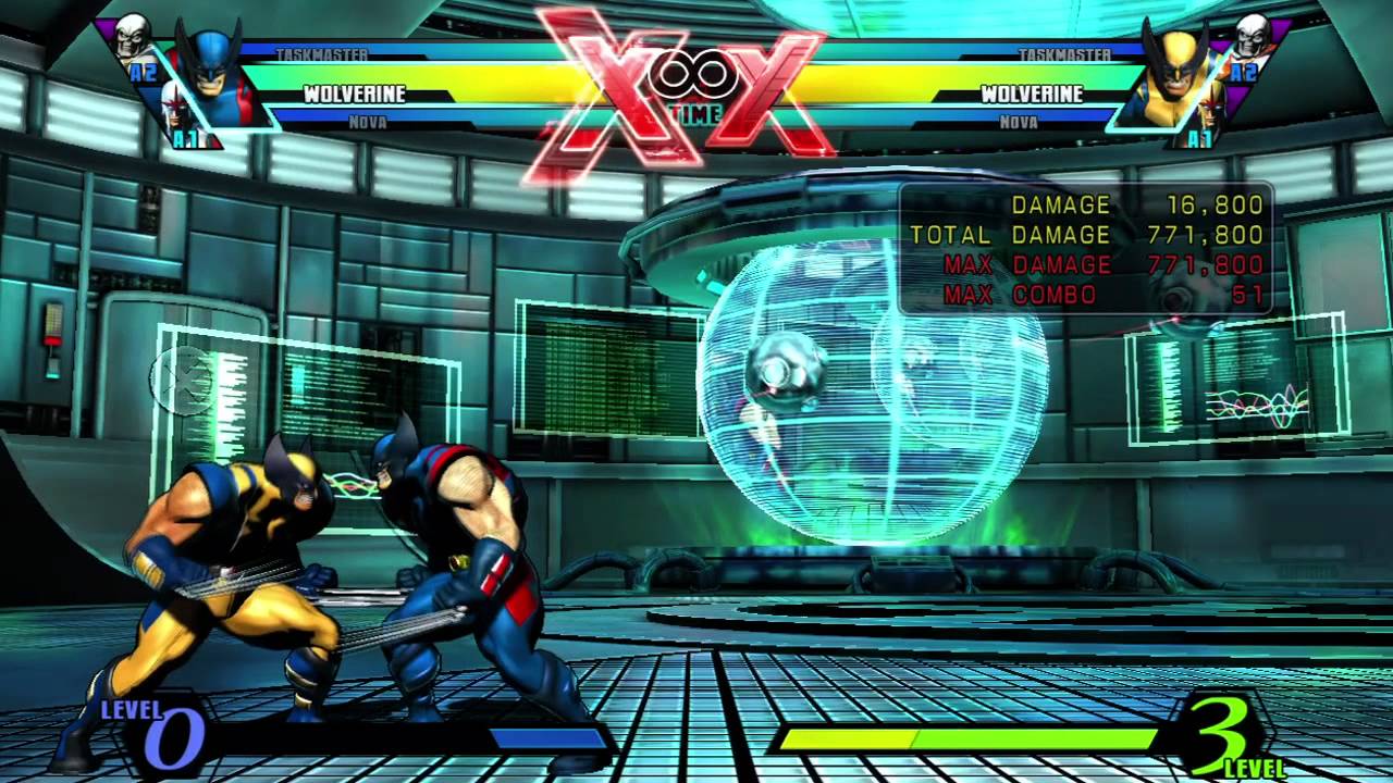UMvC3 Wolverine Berserker Slash Jump Loop - YouTube