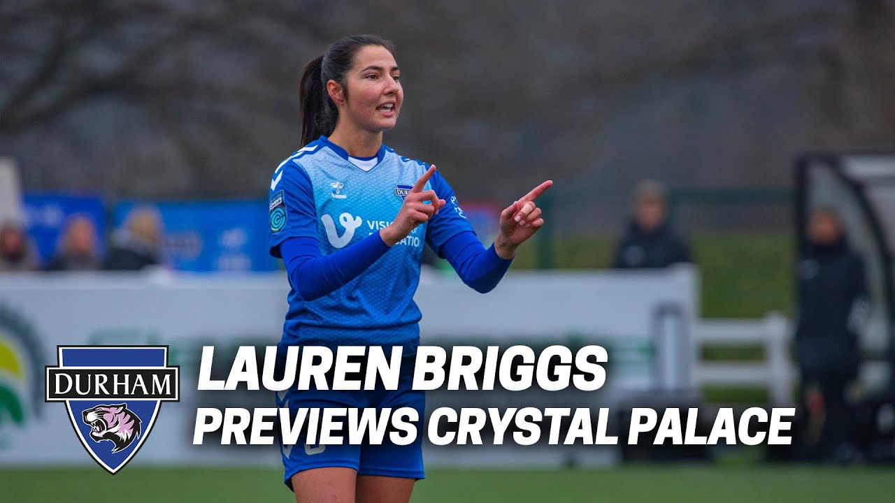 Preview: Lauren Briggs on Crystal Palace FA Cup clash - YouTube