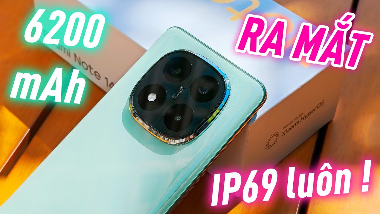 CHÍNH THỨC: Redmi Note 14 Pro Plus, 14 Pro và 14 5G, kháng nước IP69 khủng chưa, Pin 6200 quá ok ...