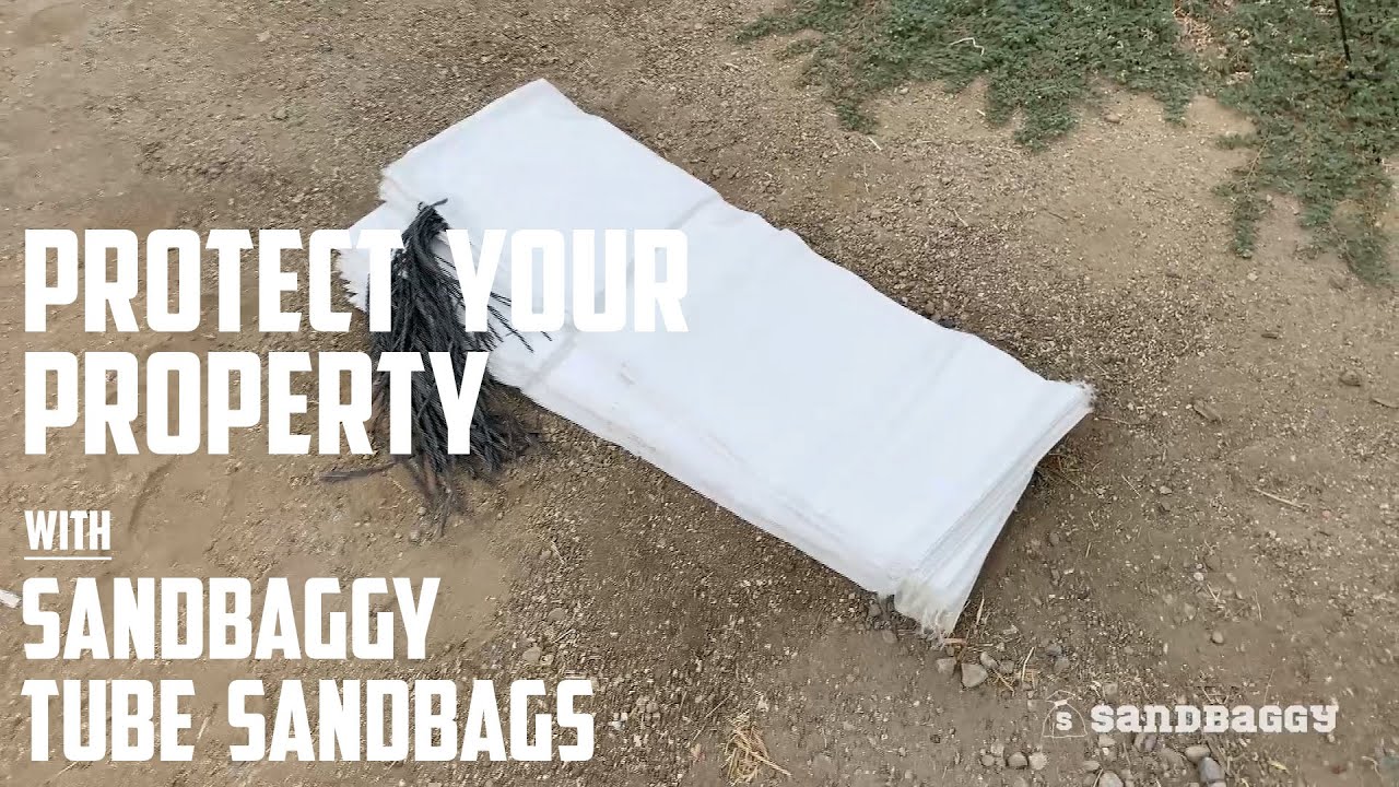 Sandbaggy Tube Sandbags - Built for Many Applications - YouTube