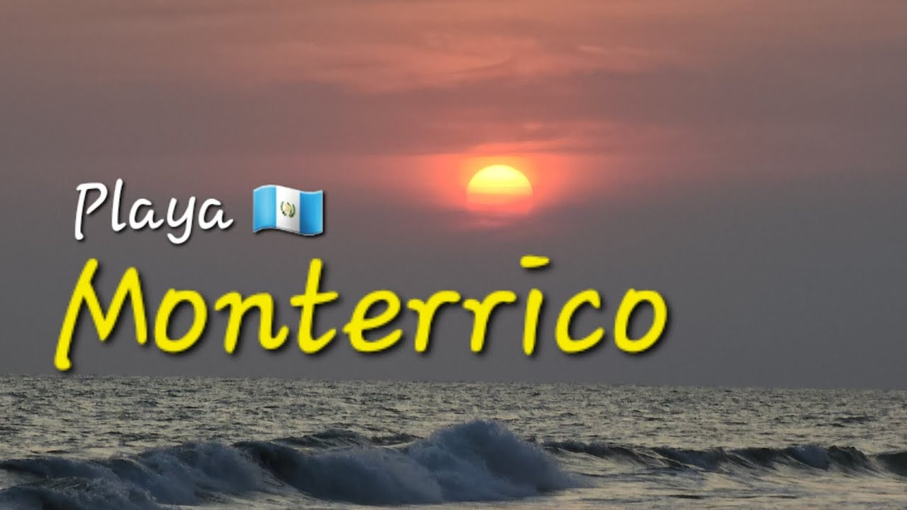 Así es la playa de MONTERRICO en GUATEMALA / Arena, sol y mar /Santa ...