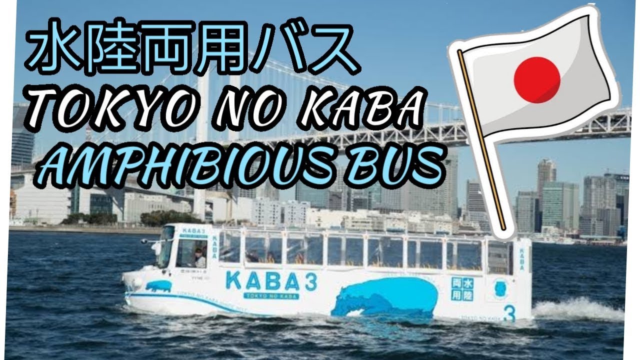 Amphibious Bus (水陸両用バス) Tokyo No Kaba | Aqua City Odaiba - YouTube