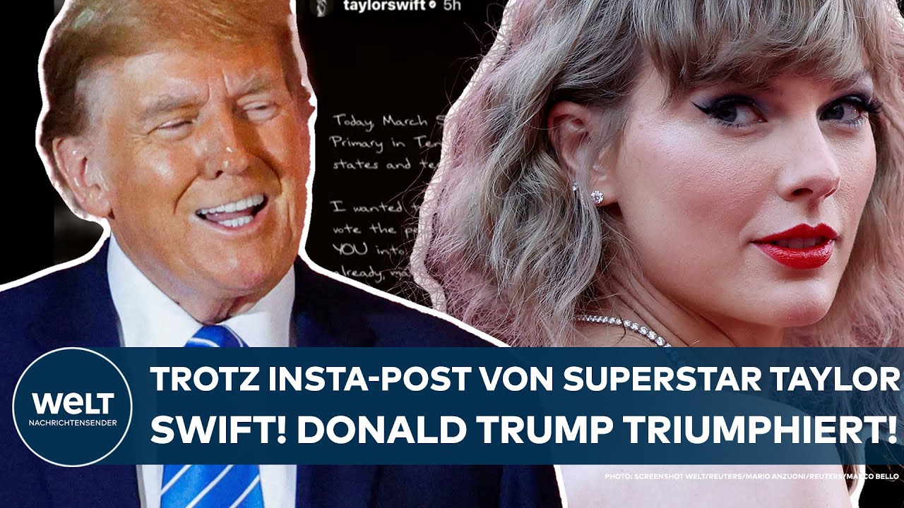 USA: Trotz Instagram-Post von Superstar Taylor Swift! Donald Trump ...