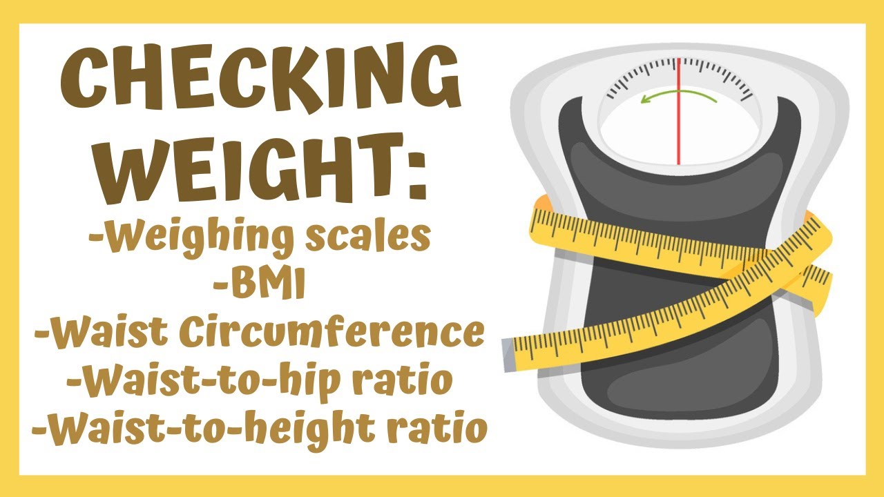 Checking Weight: Weighing Scale, BMI, Waist Circumference, Waist-To-Hip ...