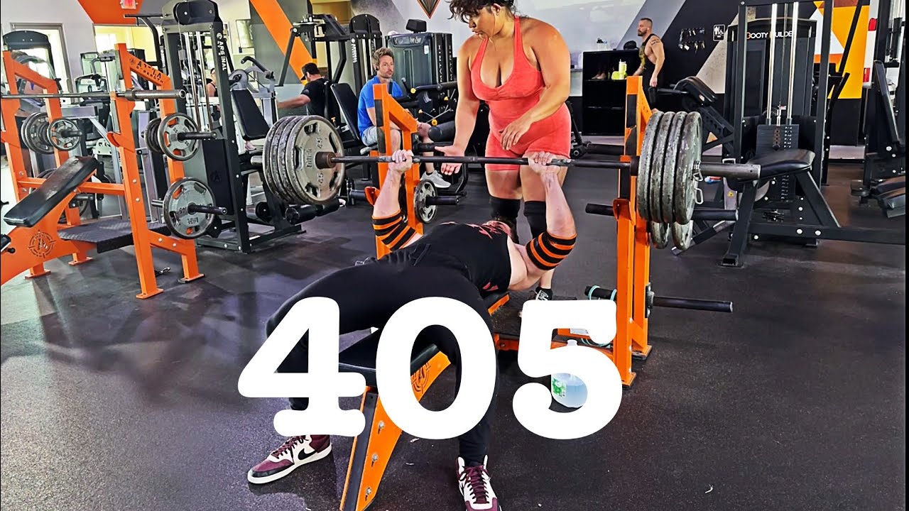 405 BENCH FOR REPS - YouTube