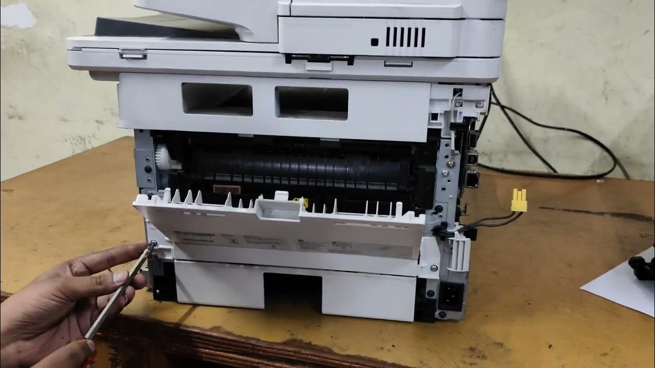 How to Fuser Unit Disassemble of HP Laserjet Pro MFP M329dw Printer. #Guide#https://amzn.to ...