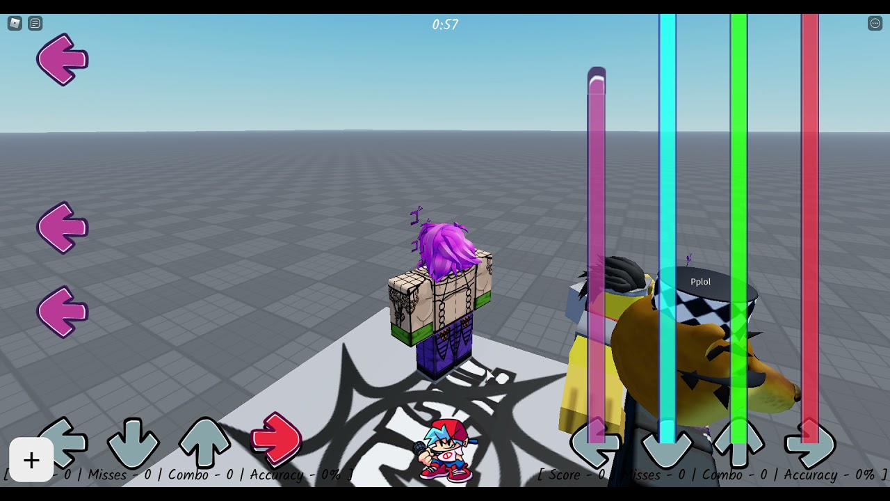 testing my roblox fnf chart creator - YouTube