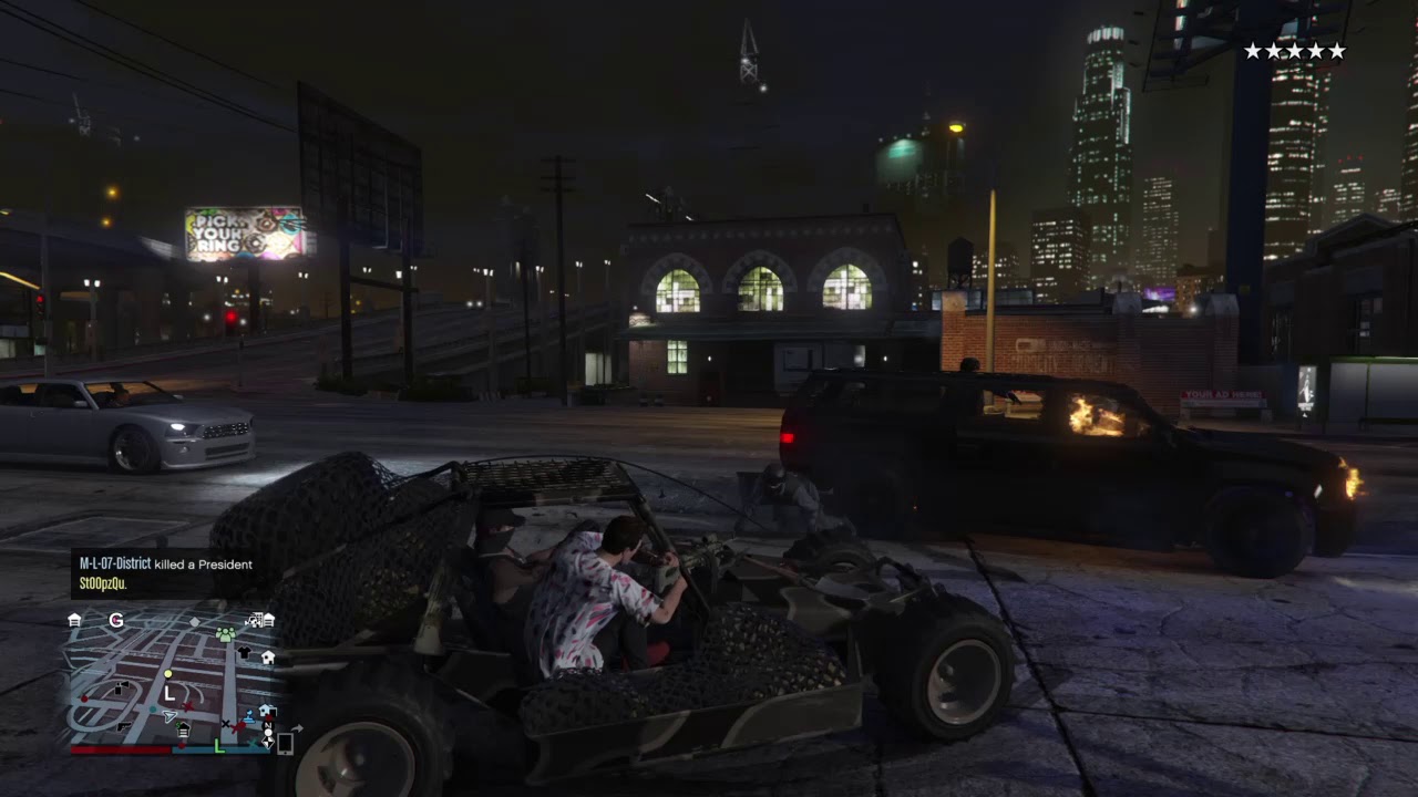 Grand Theft Auto V 5 STAR RAMPAGE!!!!!! - YouTube