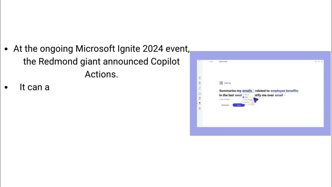Microsoft is Launching Copilot Actions to Automate Routine Tasks Using AI - YouTube