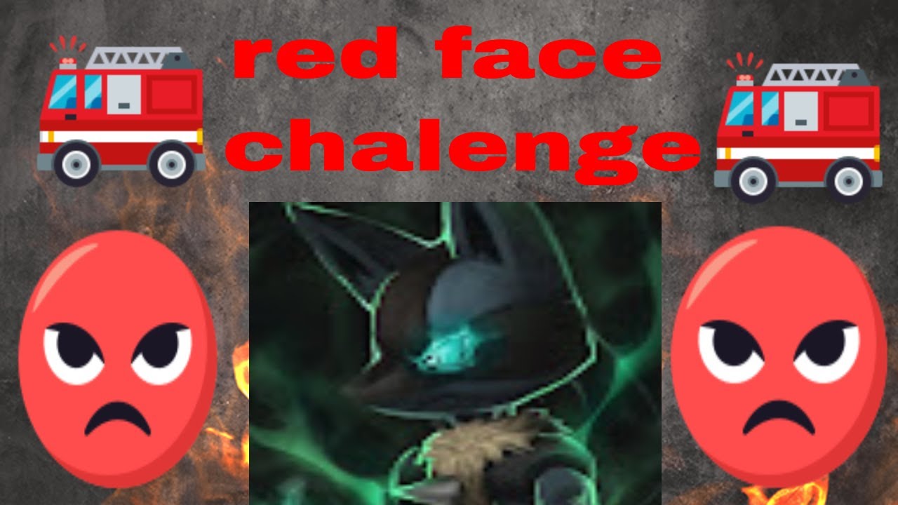 Red face challenge. ( to dang hot 🥵) - YouTube