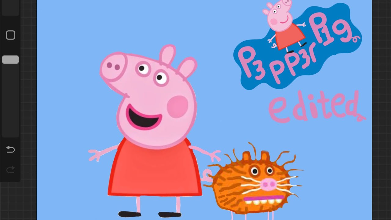 Soo…. I edited Peppa pig… for the first time #funny #edit #peppa.pig ...