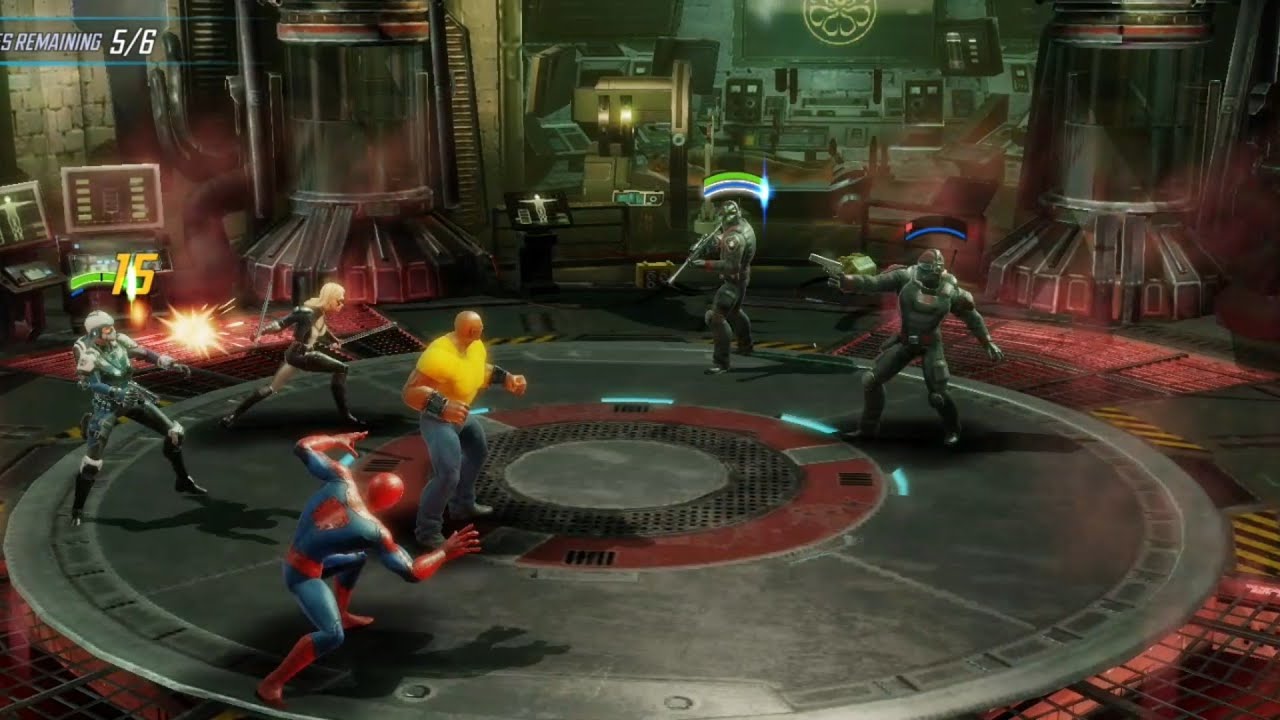 Marvel StrikeForce Corrupted Hydra Trooper Pistol Blasts Shield Female ...