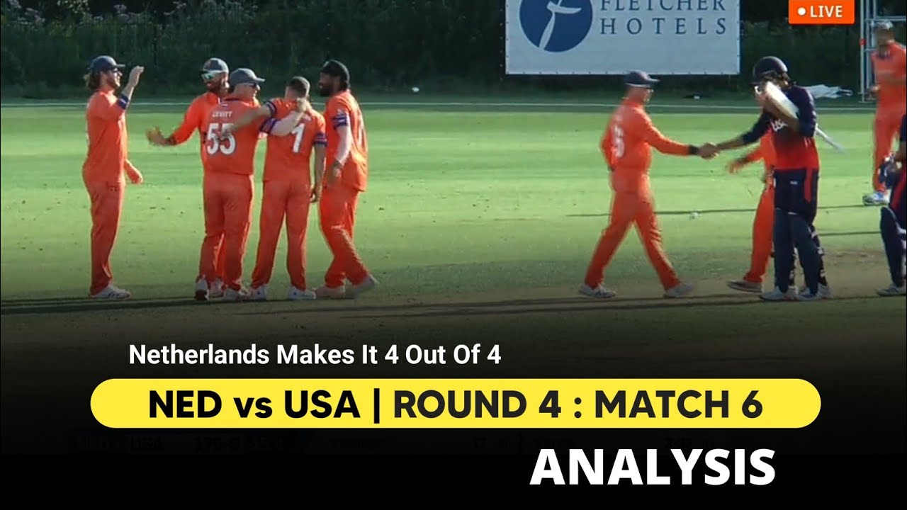 Netherlands Defends Low Total Again Against USA | Post Match Analysis ...