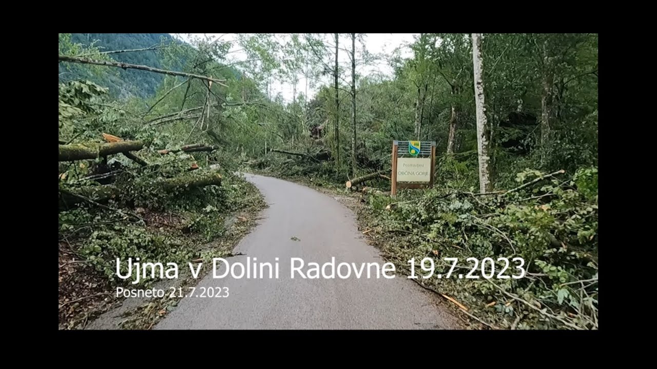 V Dolini Radovne po neurju 19.7.2023 / In Dolina Radovna after the ...