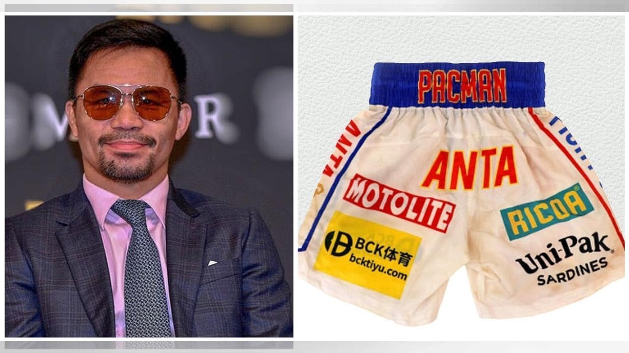 Manny Pacquiao’s boxing trunks sold for a whopping $24,750 - YouTube