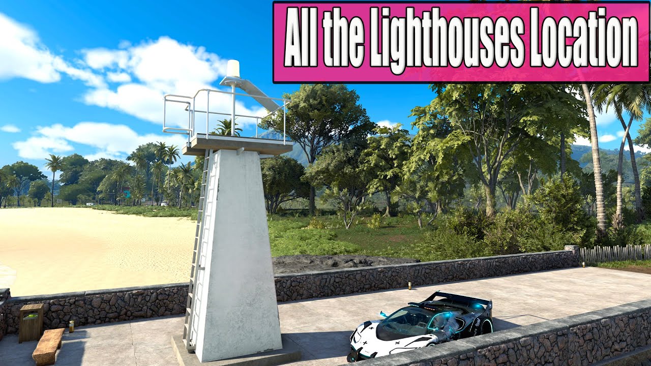 The Crew Motorfest Valley Isle Lighthouses Challenges - All the Lighthouses Location - YouTube