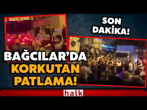 SON DAKİKA! Bağcılar'da 2 katlı binanın bodrum katında patlama meydana geldi! Ortalık savaş alanı!