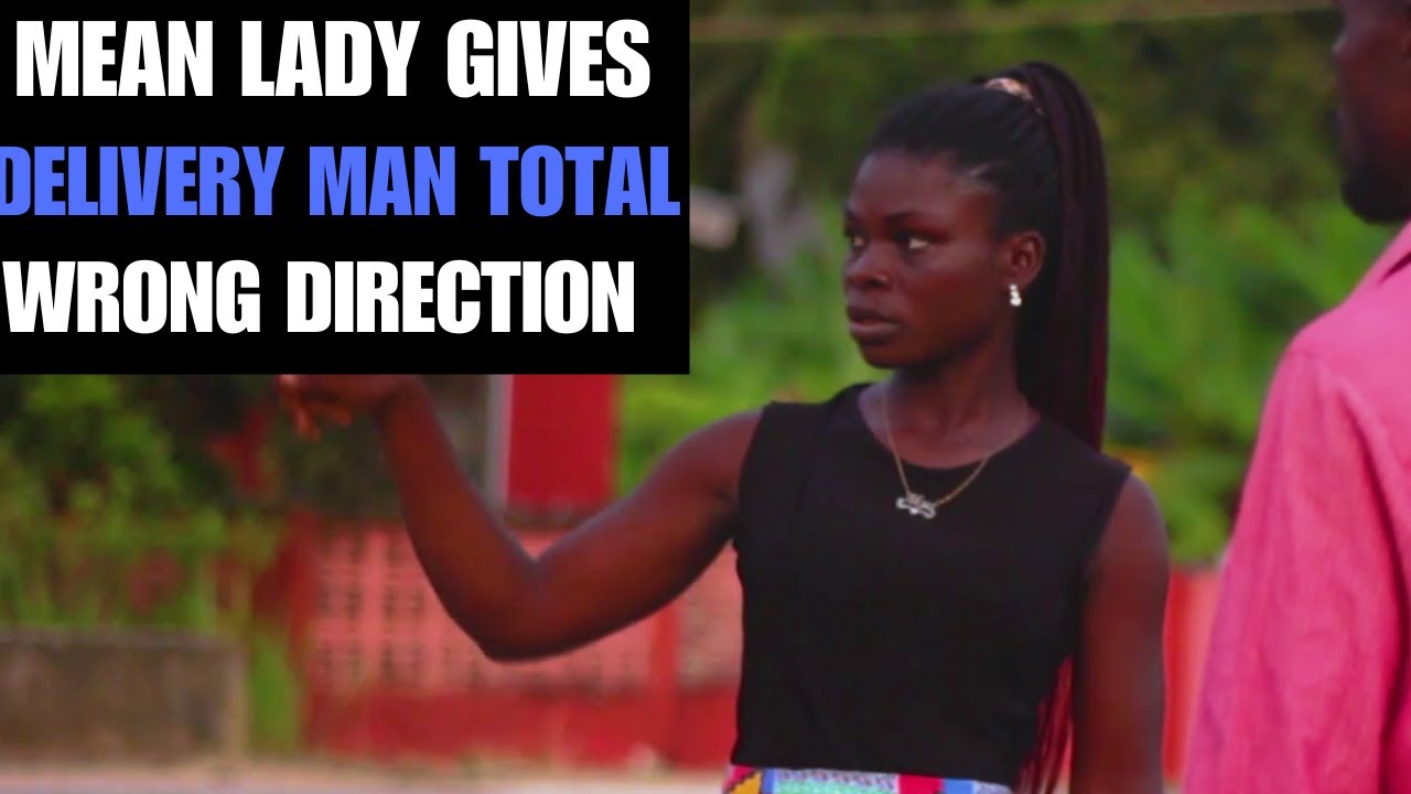 Mean lady gives delivery man wrong direction and instantly regrets ...
