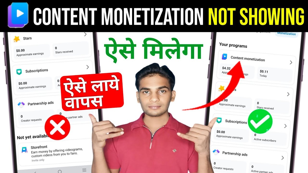 Content Monetization Not Showing In Facebook | Facebook Monetization ...