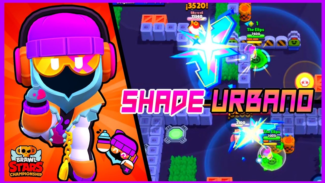 ¡ME COMPRO LA PRIMER SKIN DE SHADE! Shade Urbano es increíble 😎 | Brawl ...