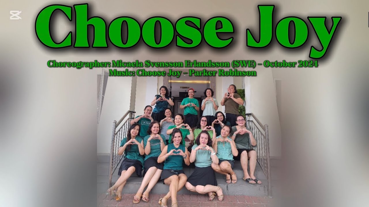 CHOOSE JOY - Line Dance (Micaela Svensson Erlandsson (SWE)) - YouTube