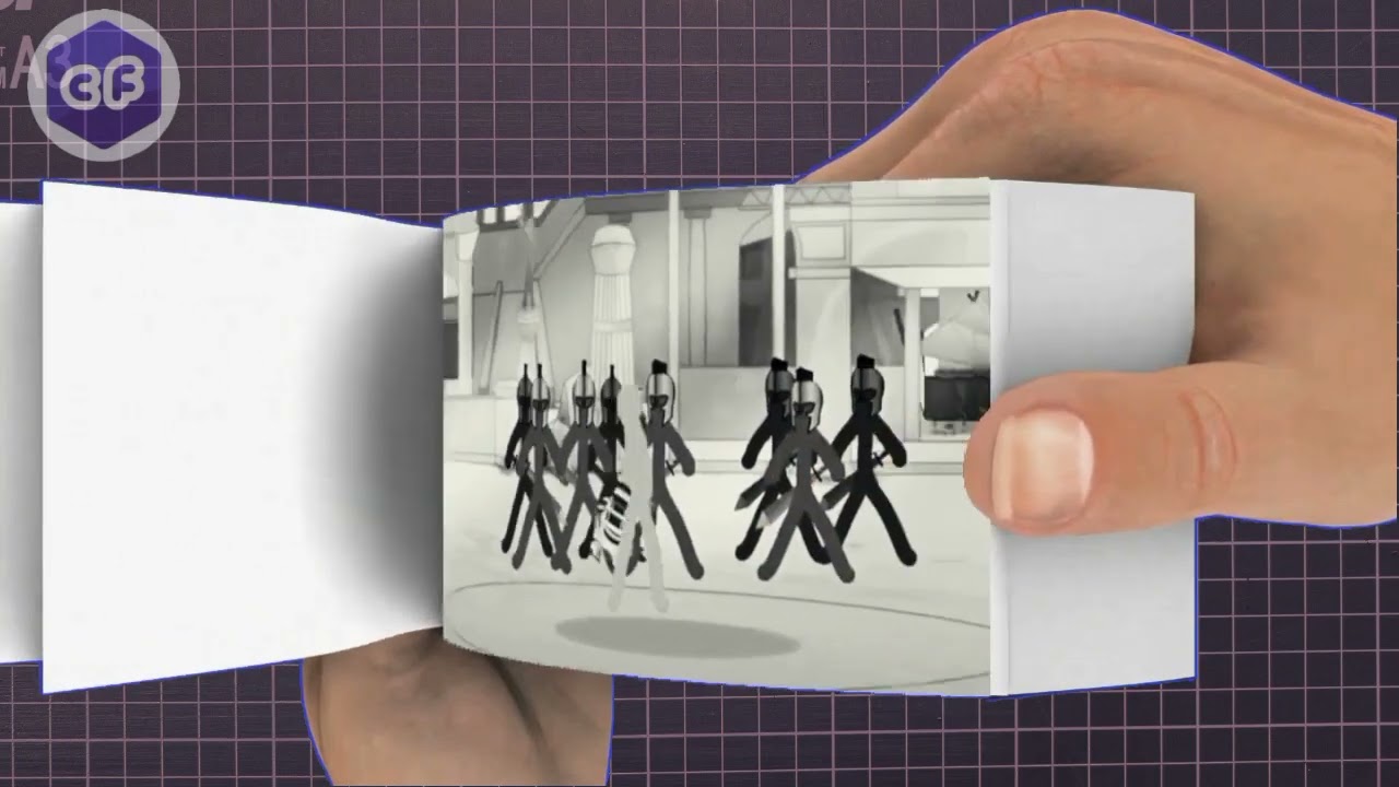 Stickman fight armagedon war | flipbook animation - YouTube
