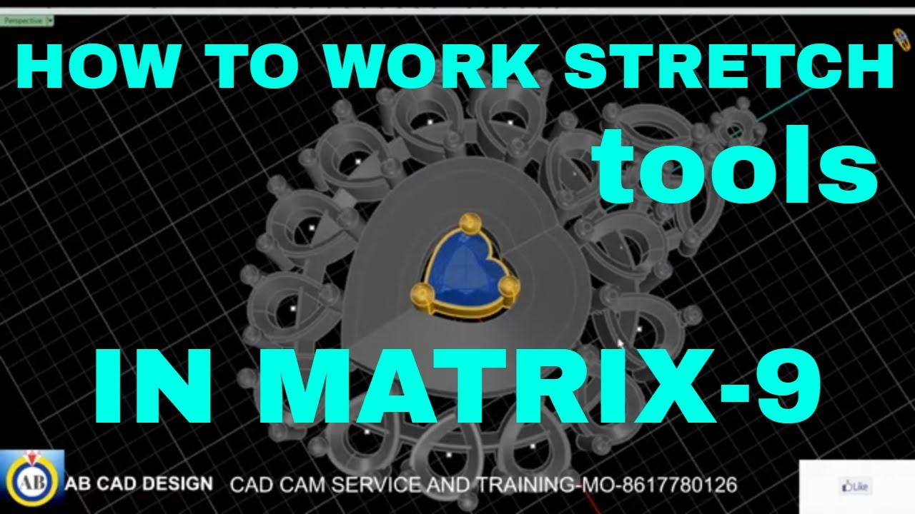 How to work STRETCH tools IN MATRIX-9 । #rhino #matrix ।। #livestream # ...
