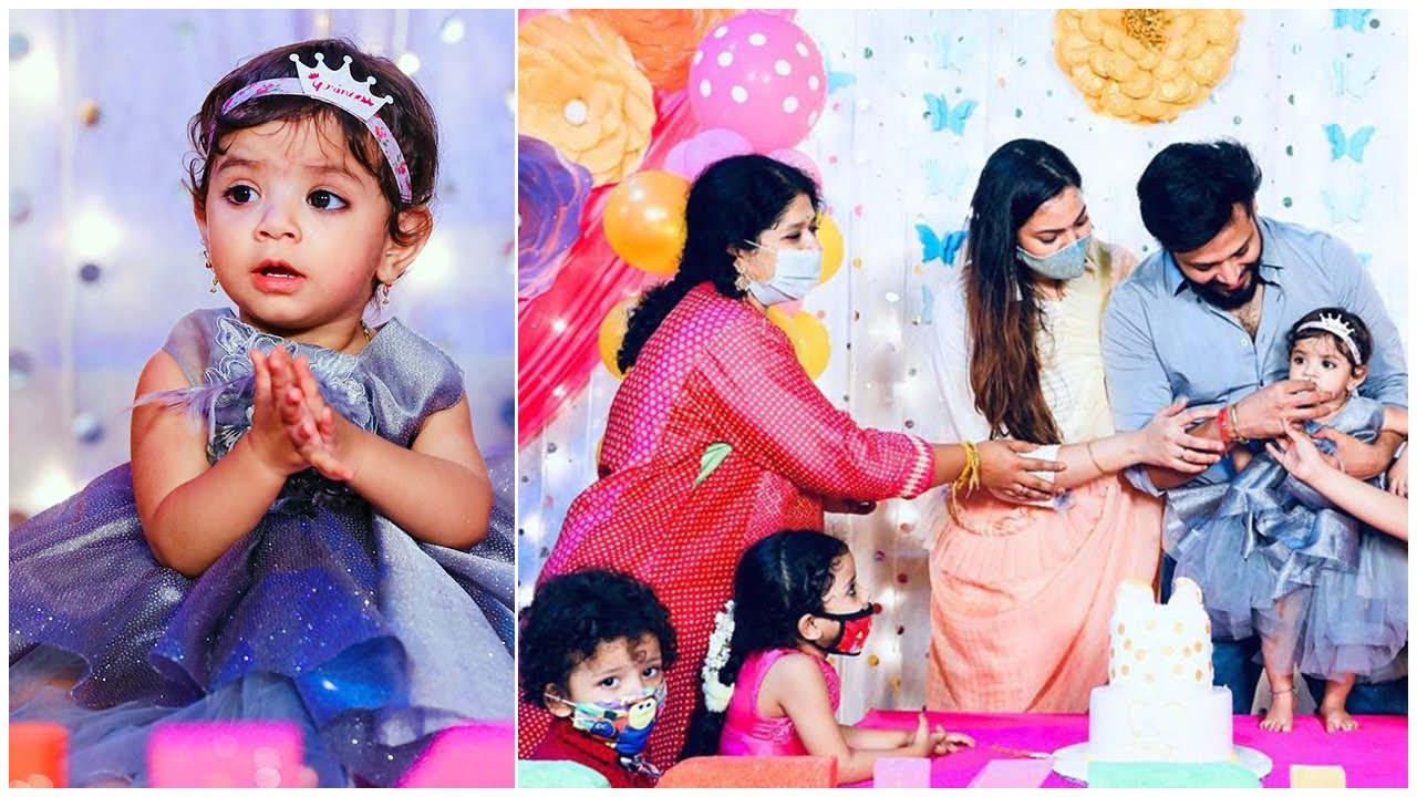 Singer Geetha Madhuri Daughter Daakshayani 1st Birthday Celebrations ...