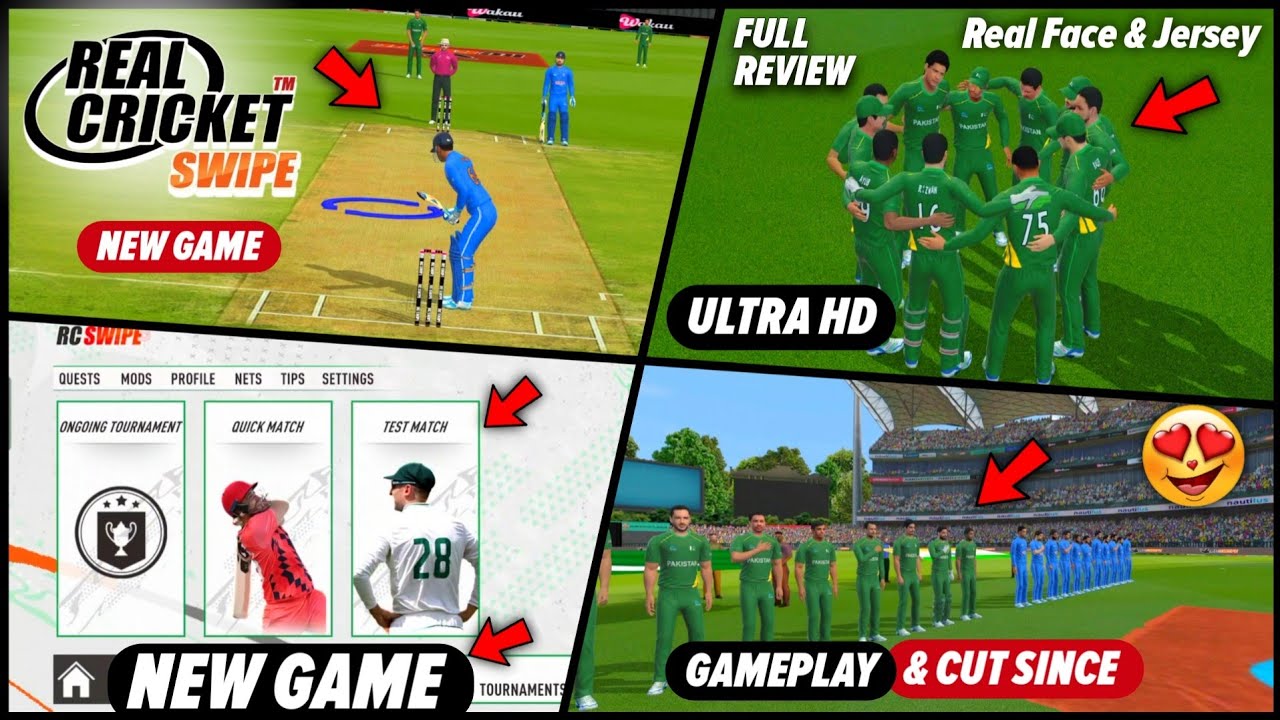 Real Cricket: Swipe - PlayStore {New Cricket Game} Full Review ...