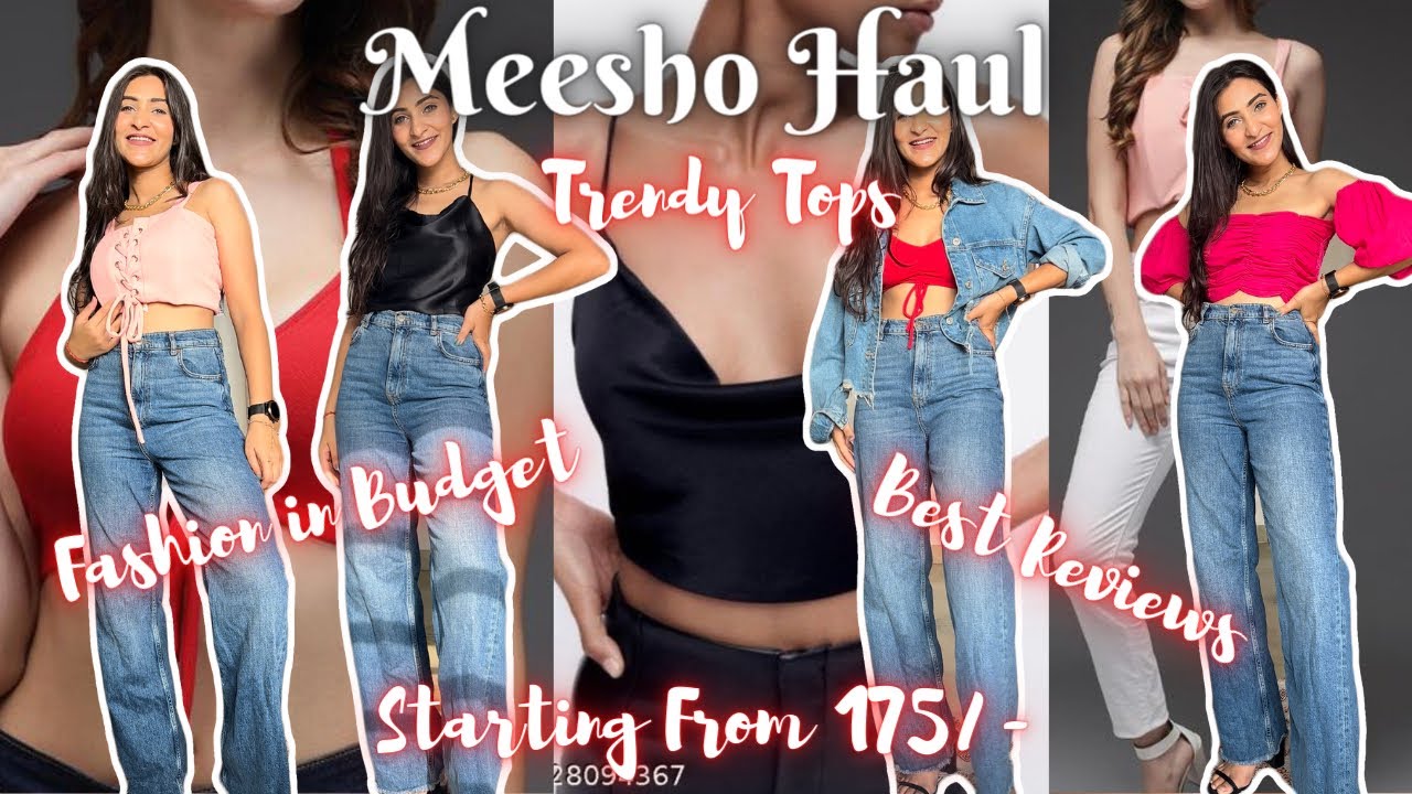 Meesho Try on Haul || Trendy tops Starting from just 175/- || Meesho ...