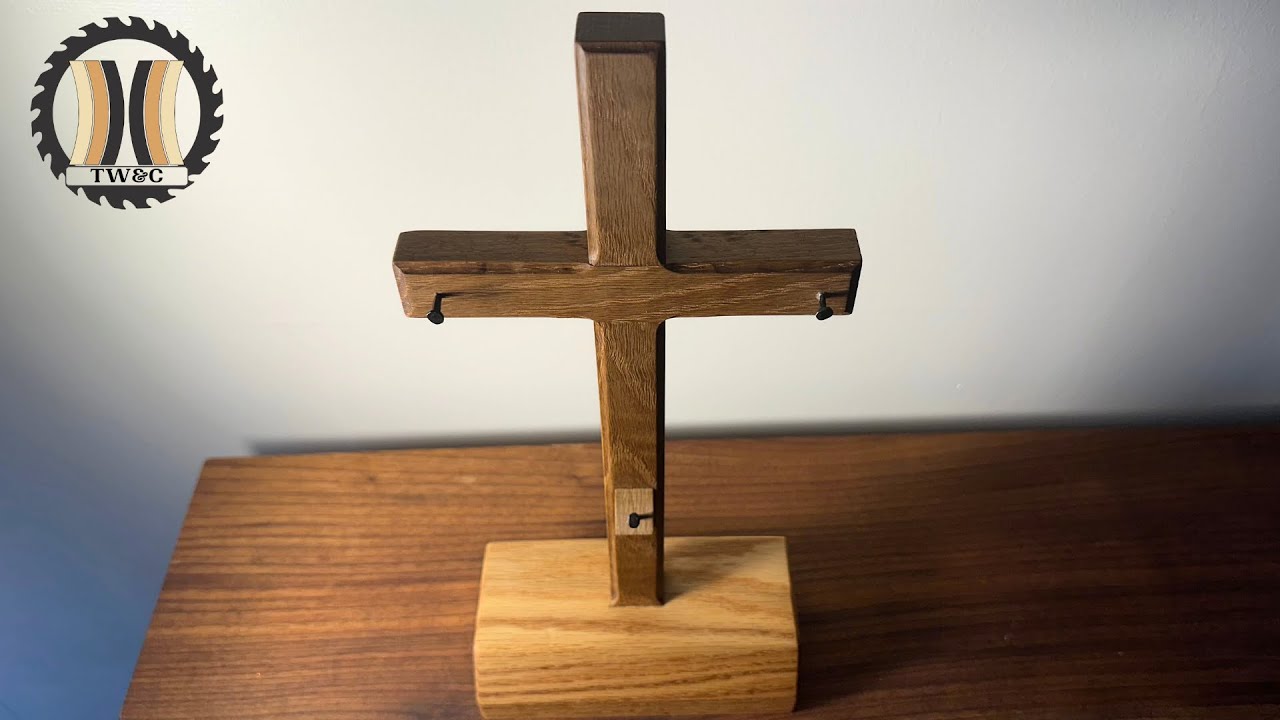 How to Make a Beautiful Wooden Cross | Easy DIY Woodworking Project for ...