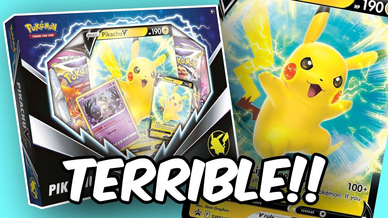 Pikachu V Collection Box: Every Hit I Open Another Pack - YouTube