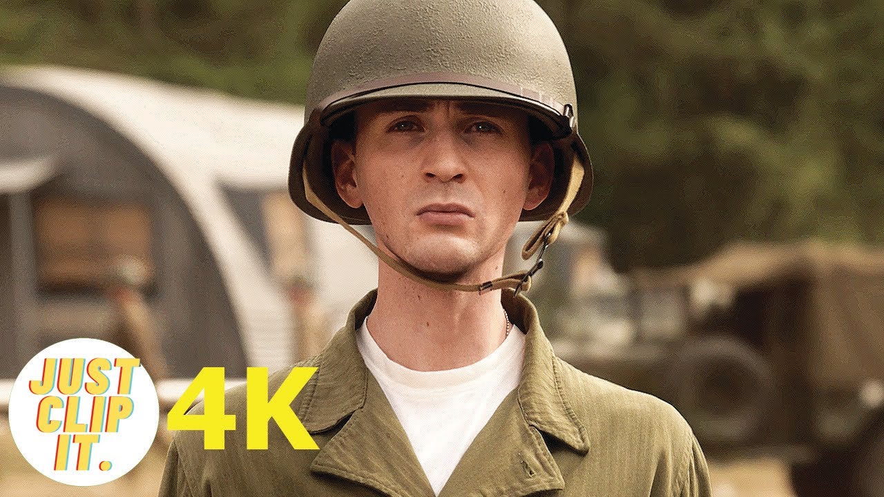 Steve Rogers Military Training - Flag Pole Scene - Captain America: The ...