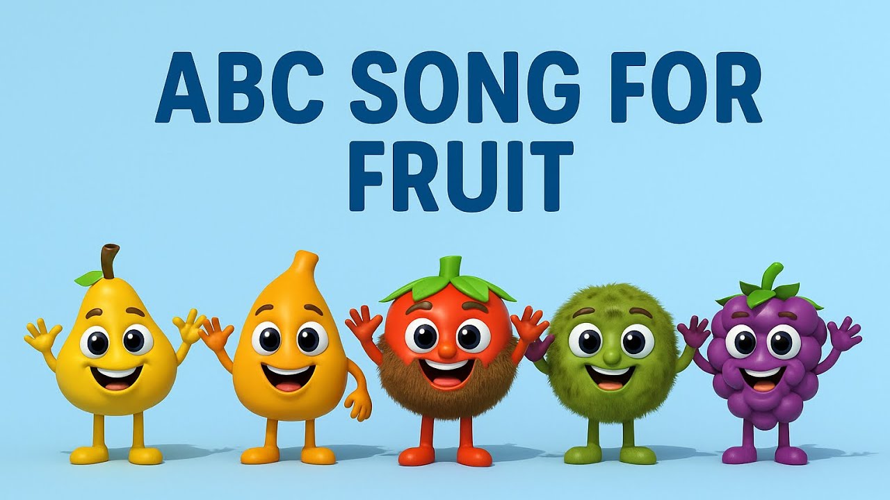 ABC Fruit Song | Learn the Alphabet with Happy Fruits! - YouTube