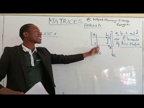 MATRICES FORM 3 MADE EASY....INTRO - YouTube