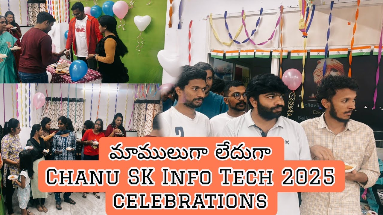 PART A:Chanu SK Info Tech #Happy New Year 2025 #సెలెబ్రేషన్స్#New year ...