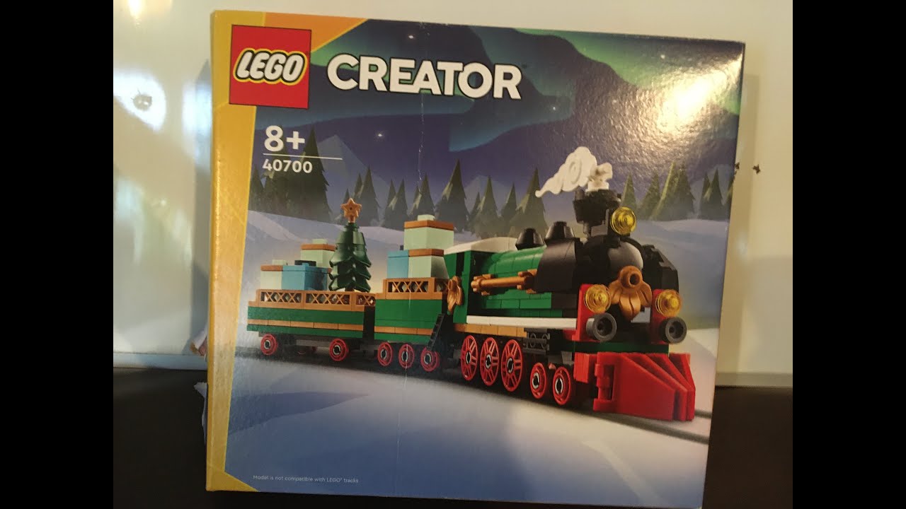 Opening the Lego Creator Winter Holiday Train 2024 set 40700! - YouTube