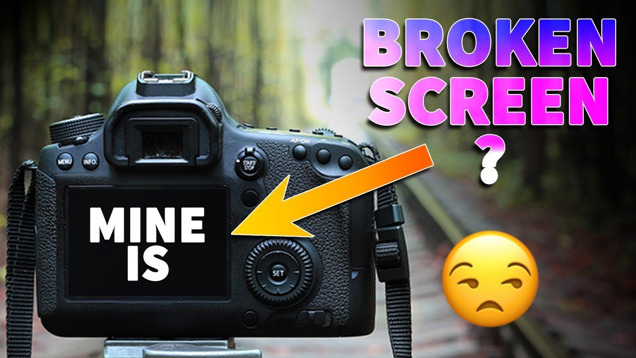 Broken Camera Screen Workaround - YouTube