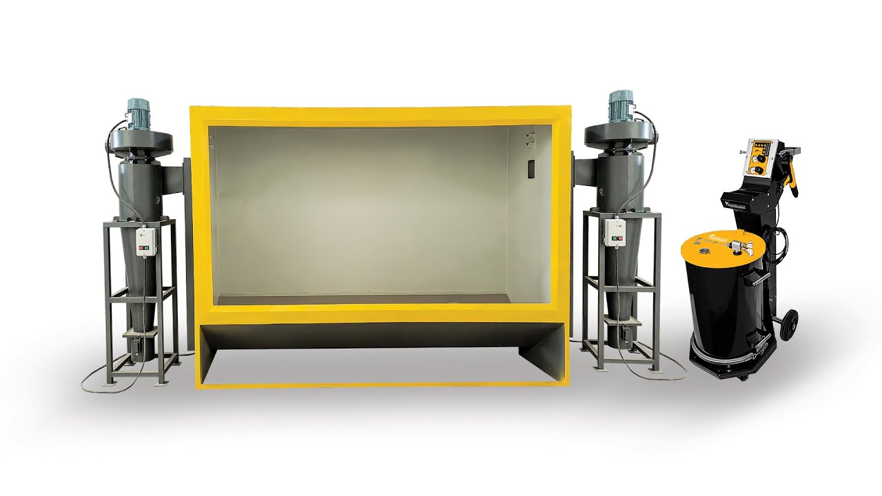 BATCH TYPE POWDER COATING SYSTEM - YouTube