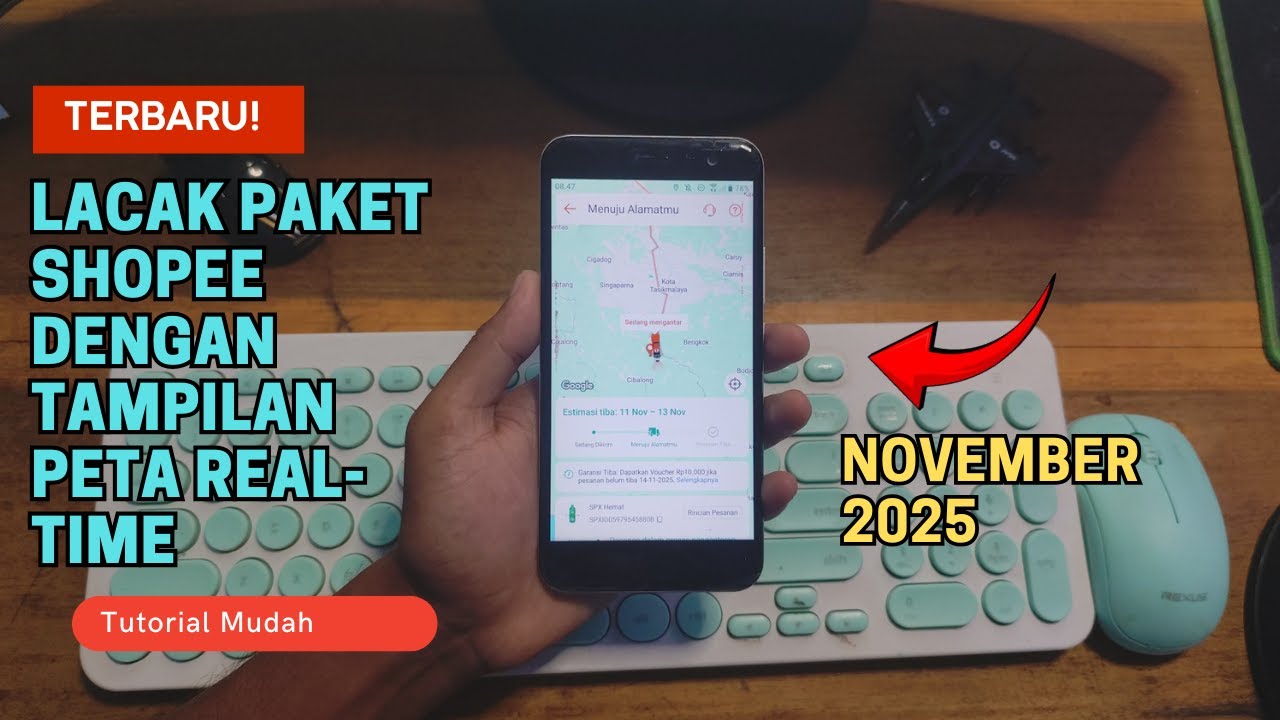 TERBARU! Lacak Paket Shopee dengan Tampilan Peta Real-Time 2025 - YouTube