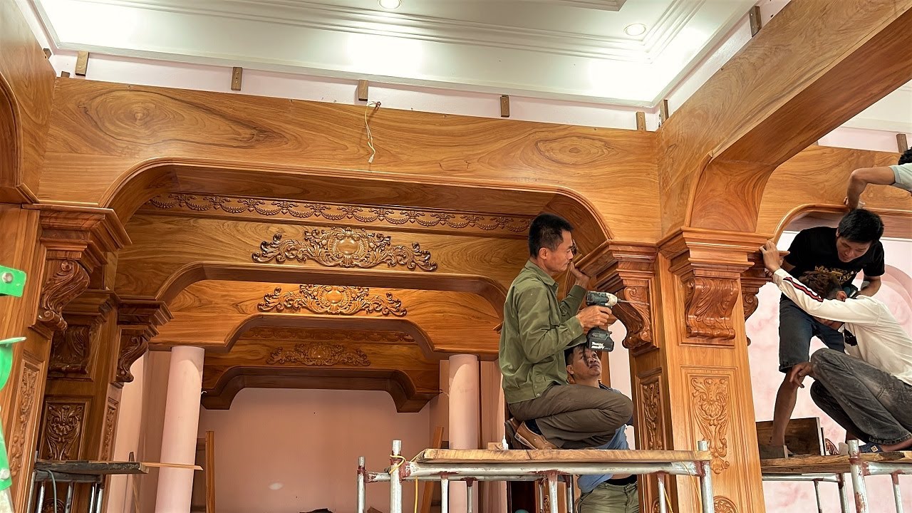 Mr.Văn Latest Design Beautiful Wooden Decorate Living Room ...